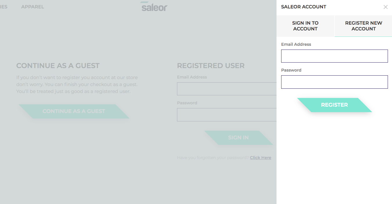 Add register option at login screen · Issue #218 · saleor/saleor ...