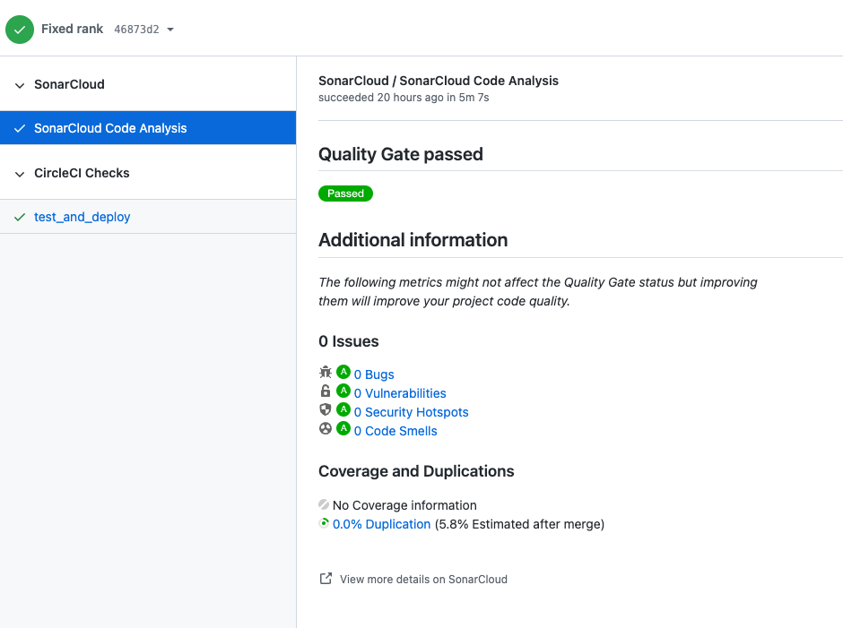 [Feature Request / Improvement] Rich Github Status Checks · Issue #192 ...