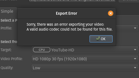 Openshot Video Editor crashes when I export a video with YouTube format · Issue #4935 · OpenShot ...
