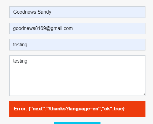 [24/10/2022]: Fix Contact form Response Message · Issue #200 · Open ...