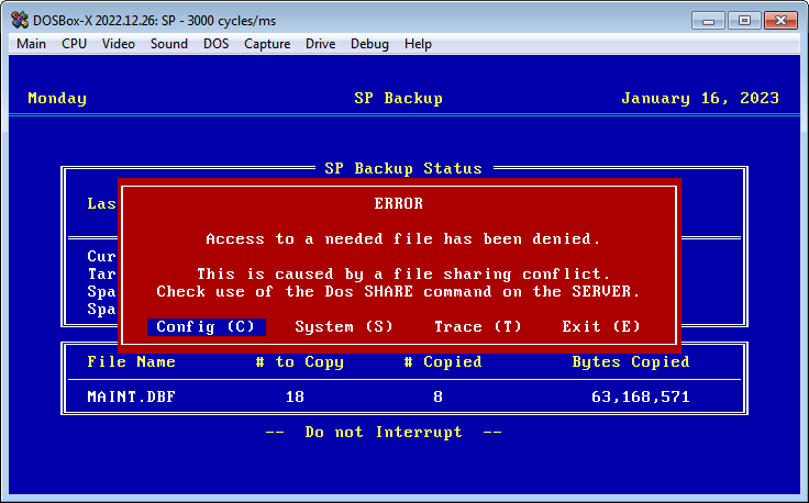 Clipper Based Dos App Strange Error In Dosbox X Not Observed In Dosbox · Issue 3938 