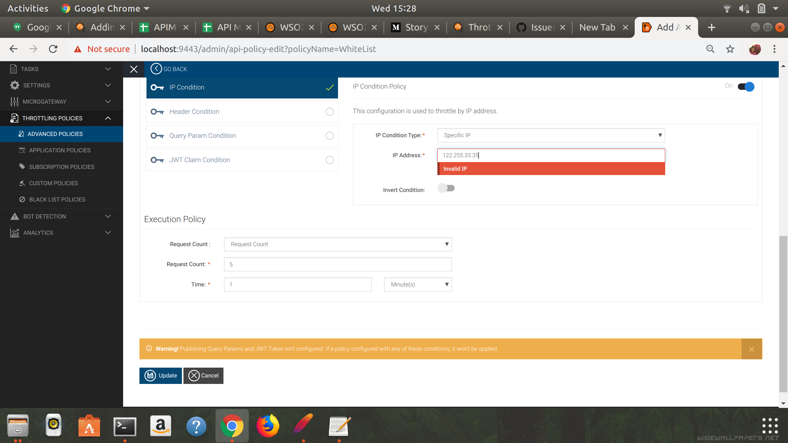 [adminportal] Invalid IP address is saved when creating new advanced ...