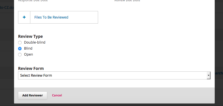 edit review assignment to add review form · Issue #3608 · pkp/pkp-lib ...