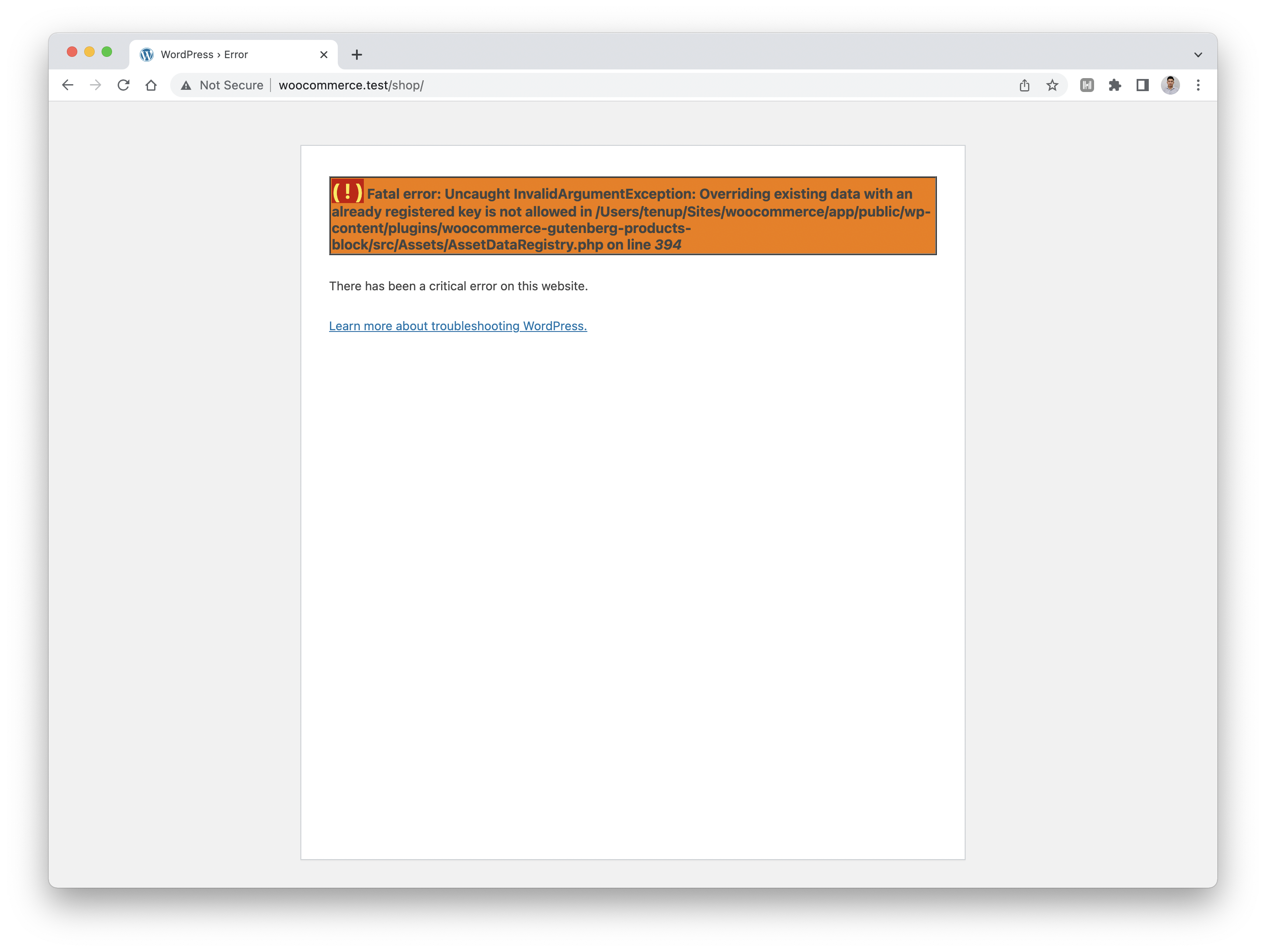Fatal Error with PHP Templates when All Products block is added to the ...