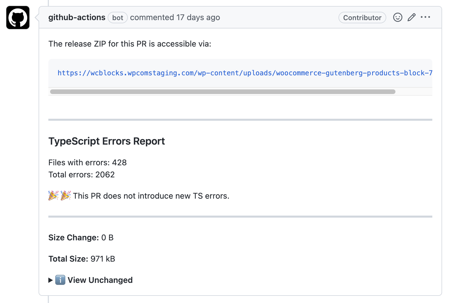 Combining The Bot Comments Into Only One Comment · Issue 7880 · Woocommercewoocommerce Blocks 6281