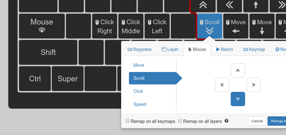 Start scroll timer on keydown · Issue #209 · UltimateHackingKeyboard/firmware · GitHub