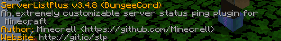 The motd has "crashed" · Issue #282 · Minecrell/ServerListPlus · GitHub