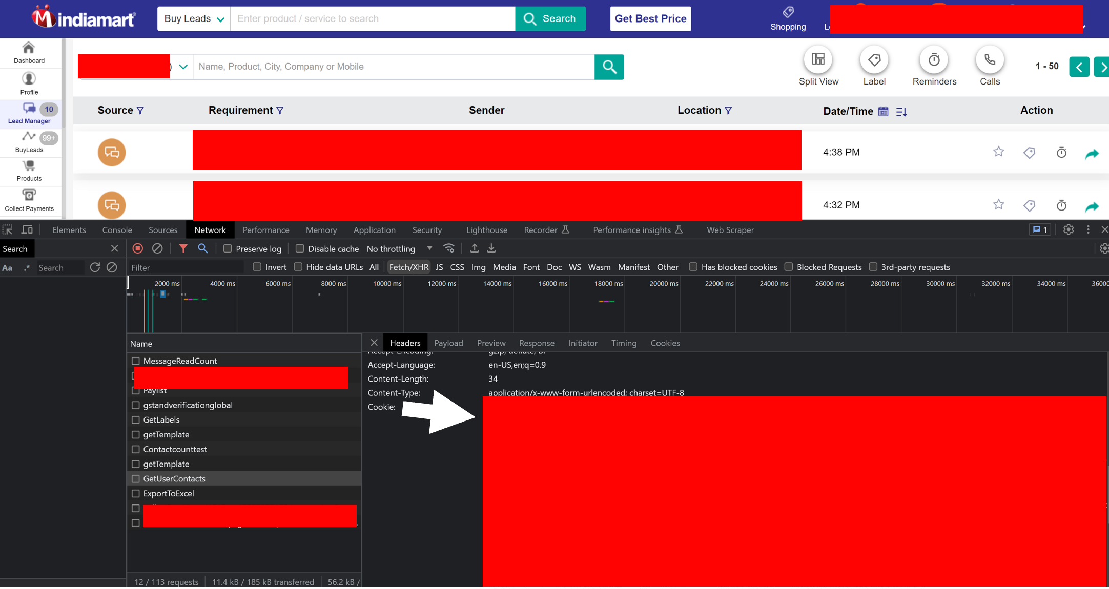 GitHub - IrishMehta/IndiamartLeadsExtractor: A small API based Lead Extractor for your account ...