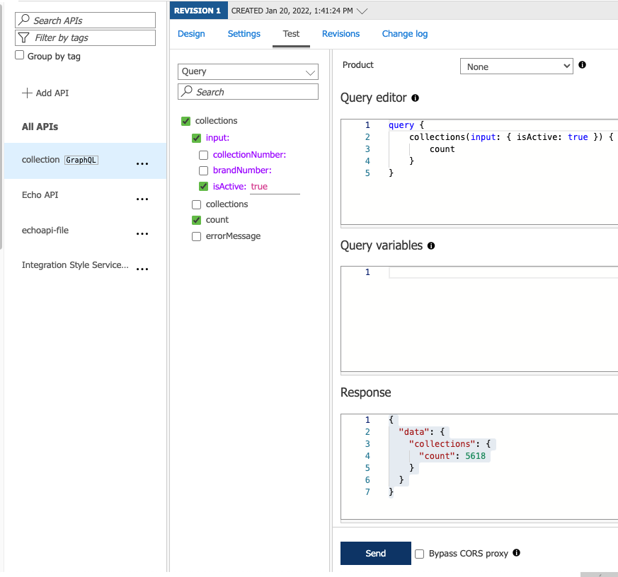 Test console and GraphQL API reference don't load if there is no ...