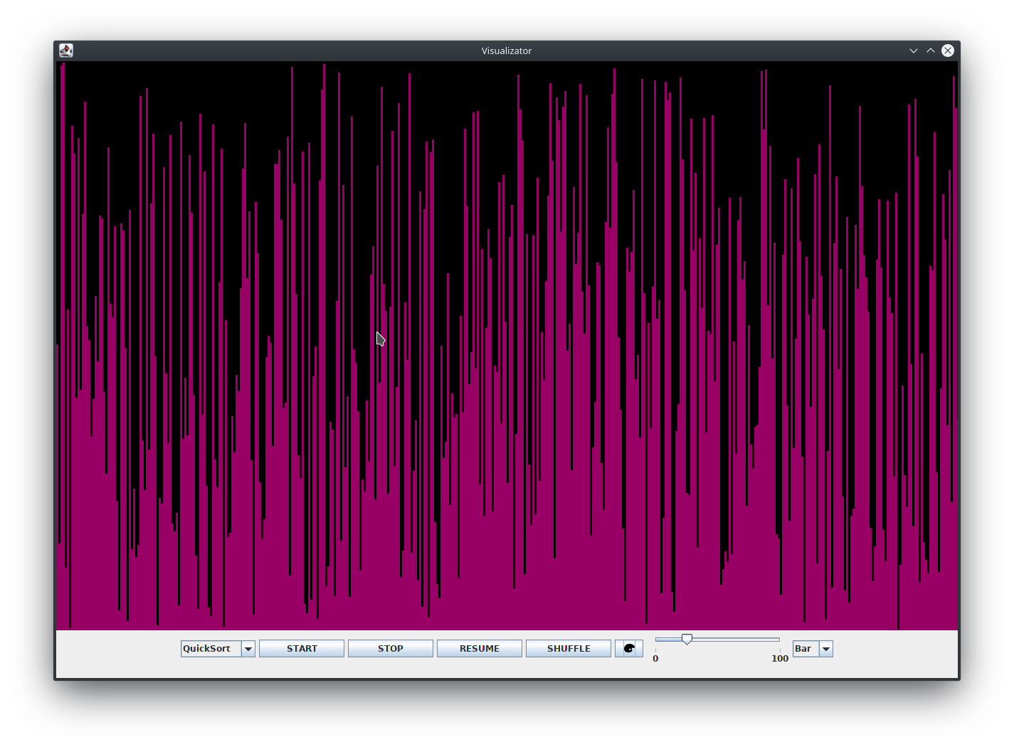 GitHub - markovicv/Sorting-visualization
