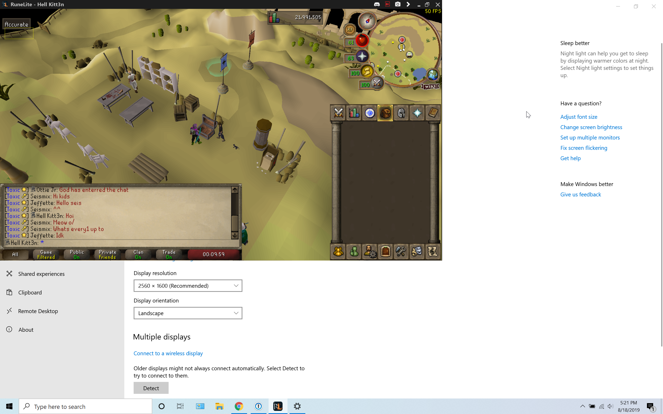 Window Maximize Doesn't Properly Fit Screen · Issue #9696 · runelite/runelite · GitHub