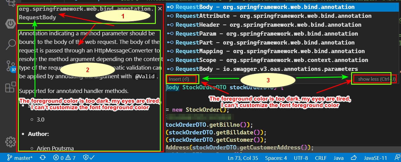 Suggest widget color customizations · Issue #134326 · microsoft/vscode · GitHub