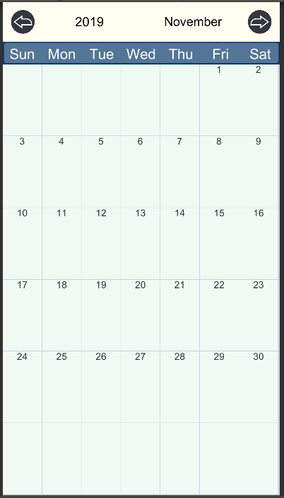 GitHub - Soulside44/UnityCalendar: Make a calendar for unity