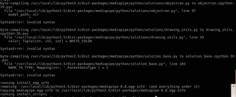 ImportError after build from souce · Issue #2461 · google-ai-edge ...
