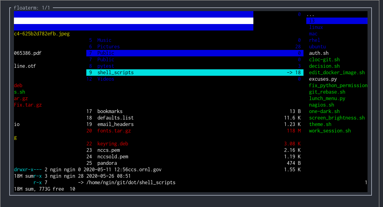 Ranger wrapper word wraps preview when you change selection · Issue #120 · voldikss/vim-floaterm ...
