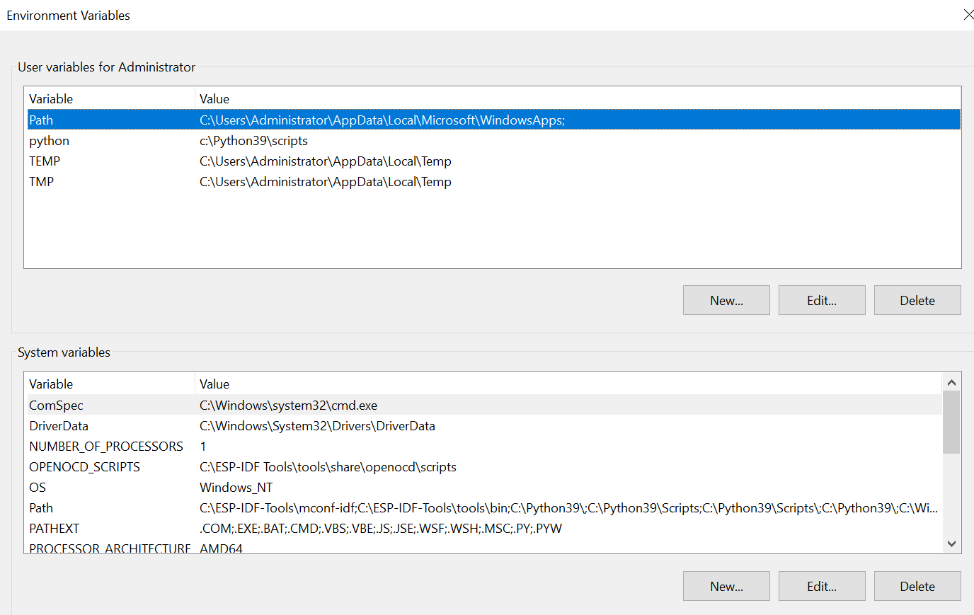 Compiler not found, you can specify search path with "AFR_TOOLCHAIN ...