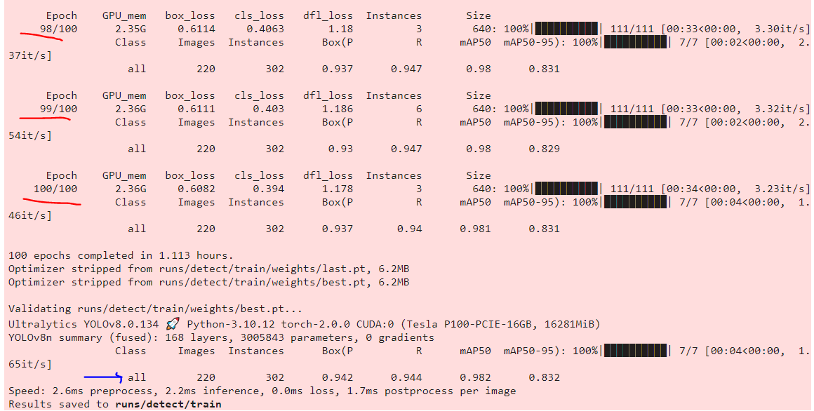 Regarding training process and best.pt model · Issue #3972 · ultralytics/ultralytics · GitHub