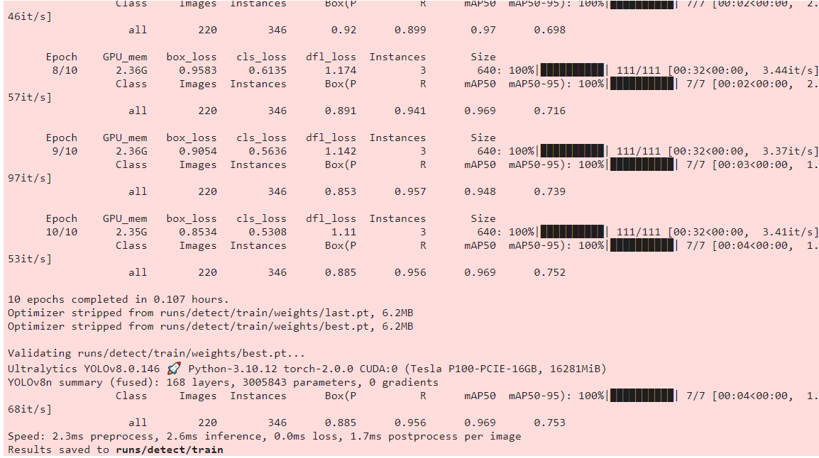 Discrepancy between console output and plots for validation dataset · Issue #4125 · ultralytics ...
