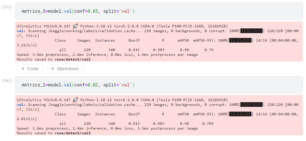 Discrepancy between console output and plots for validation dataset · Issue #4125 · ultralytics ...