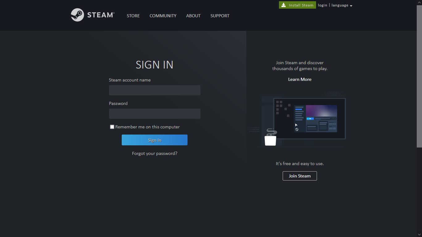 GitHub - R0b3rtG/steam_login_page_copy