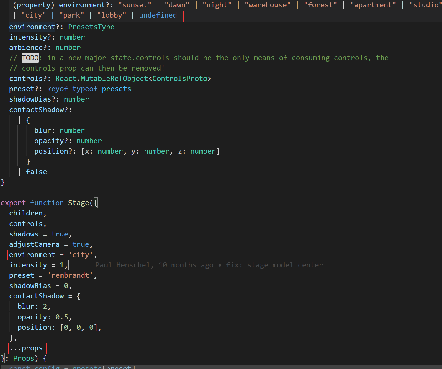 In , I can't set environment to undefined to stop the request to hdr · Issue #766 · pmndrs/drei ...
