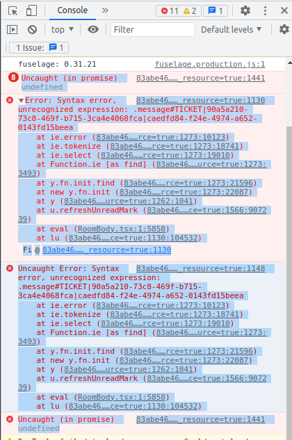 Blank Grey Screen in Group / Channel using Chrome · Issue #27381 ...