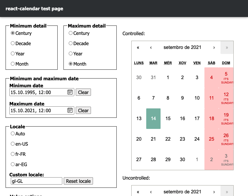 Not loading galician locale · Issue #545 · wojtekmaj/react-calendar · GitHub