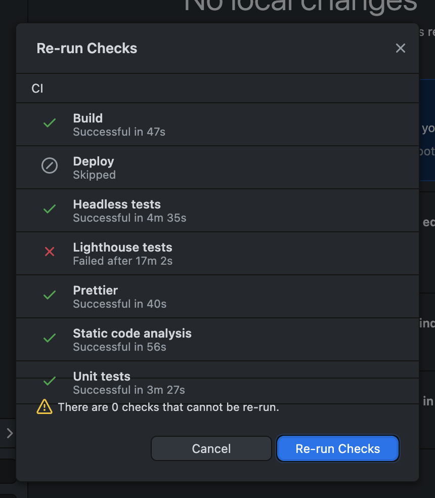 Re-run checks visual bug · Issue #14246 · desktop/desktop · GitHub