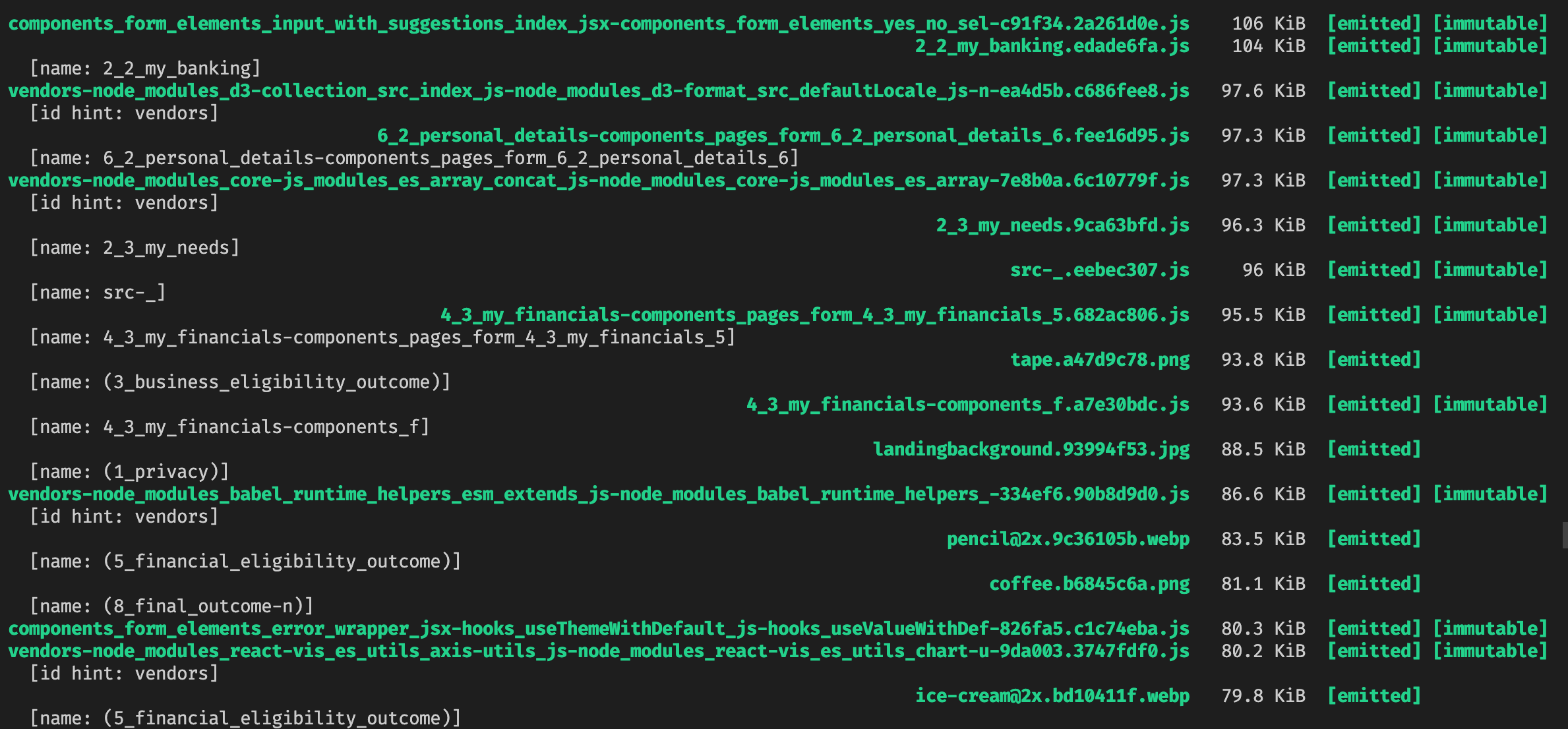 Feedback On The Webpack 5 Stats Output · Issue 10534 · Webpackwebpack · Github