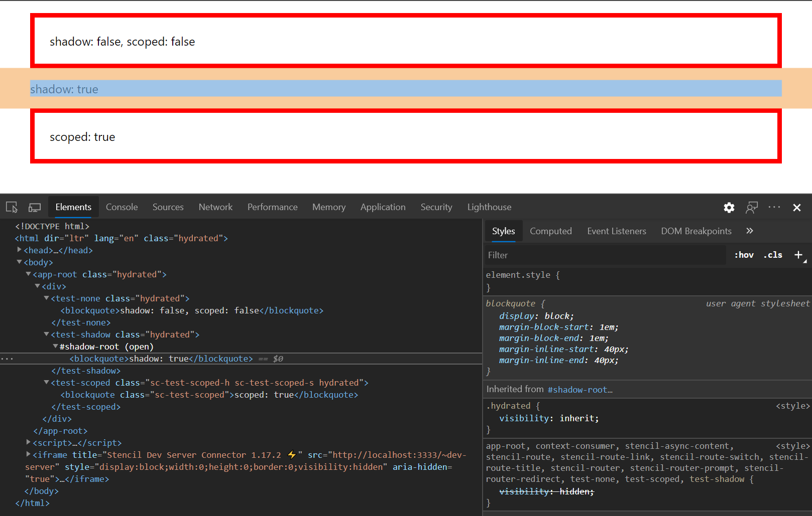Stencil 1.17.2 - global styles not applied to components with shadow: true · Issue #2599 ...