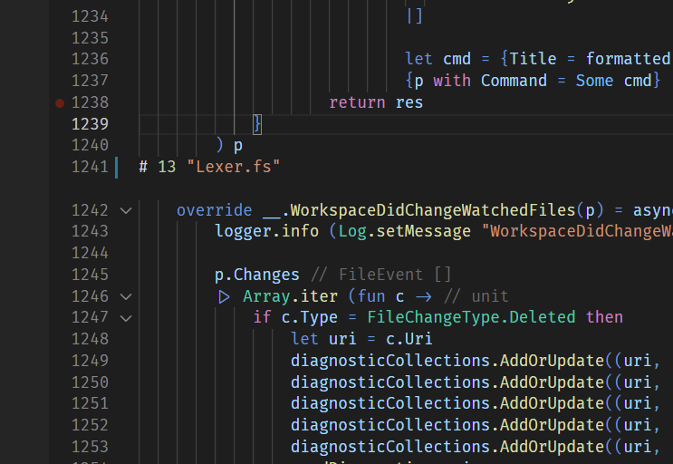 Compiler directives in FsLexYacc generated files cause errors · Issue #935 · ionide/ionide ...