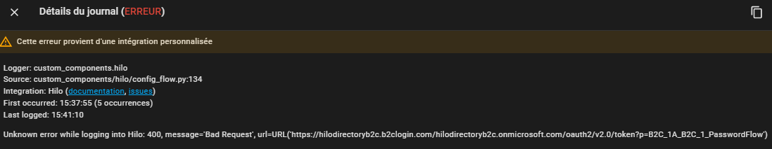 Erreur 400 · Issue #92 · dvd-dev/hilo · GitHub