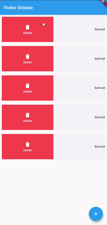 Unexpected Behavior When Deleting Slidable From A List Issue 234 Letsar flutter slidable 