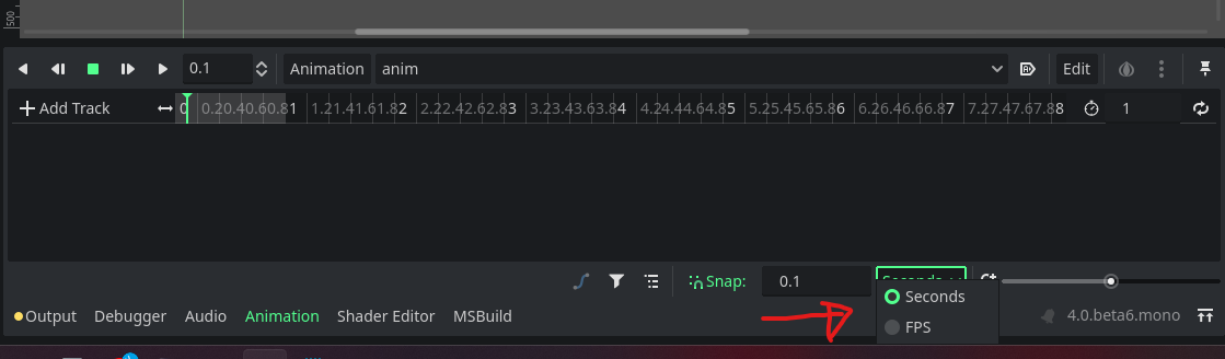 AnimationPlayer - Changing the timeline from Seconds to FPS crash the editor · Issue #69340 ...