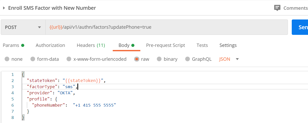 Issue with ActivateFactorOptions method of Okta.Auth.Sdk , getting ...