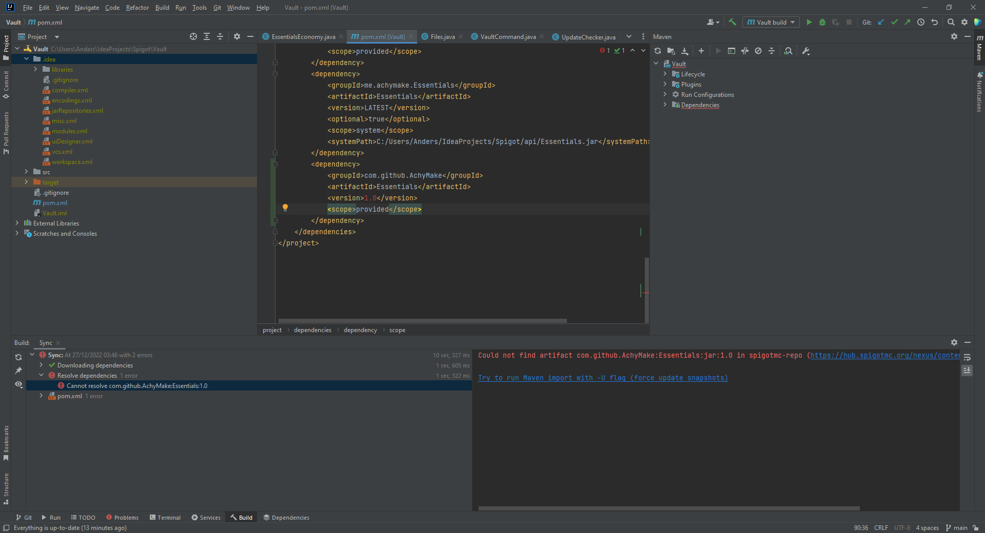 Essentials22 Build · Issue 5357 · Jitpack · Github