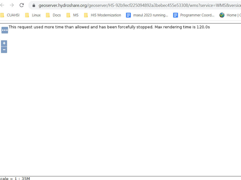 Geoserver preview fails for CONUS HUC12 · Issue #5085 · hydroshare/hydroshare · GitHub