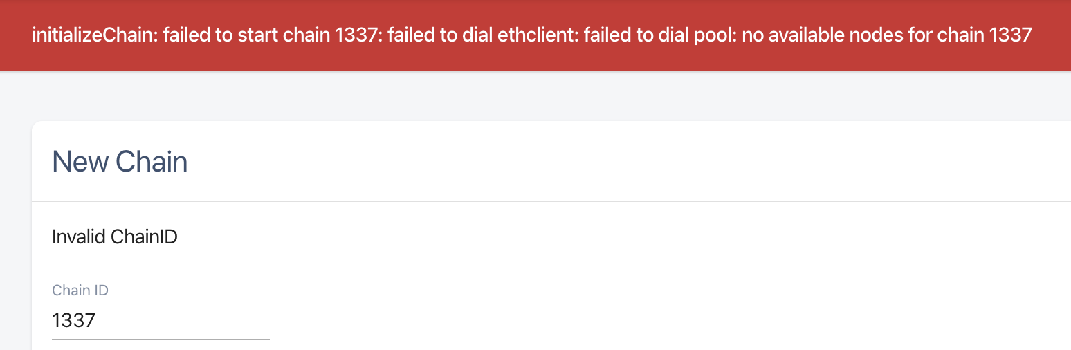 [DEVEL] EVM connections not working on new node · Issue #7278 · smartcontractkit/chainlink · GitHub