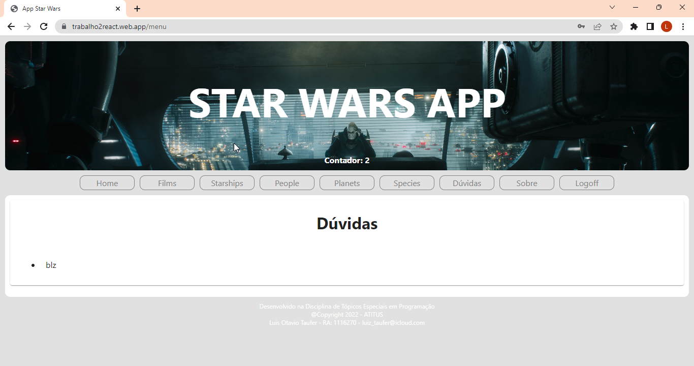 GitHub - LuisTaufer/projeto-star-wars