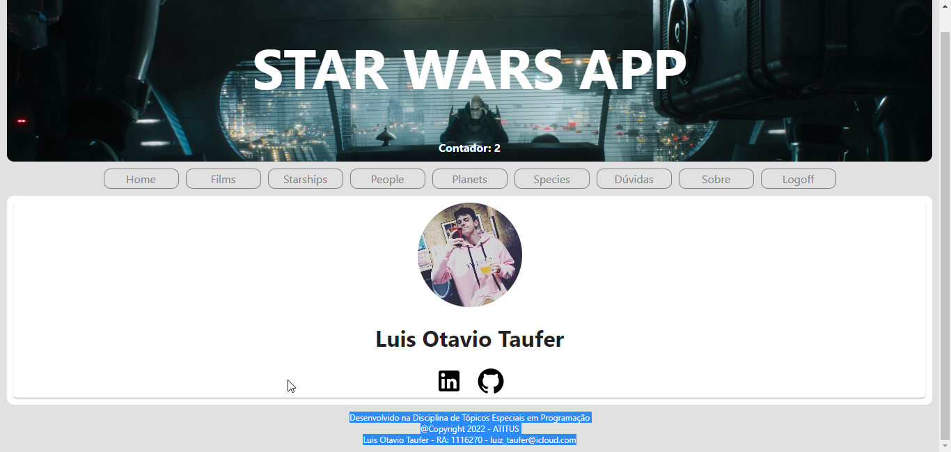 GitHub - LuisTaufer/projeto-star-wars