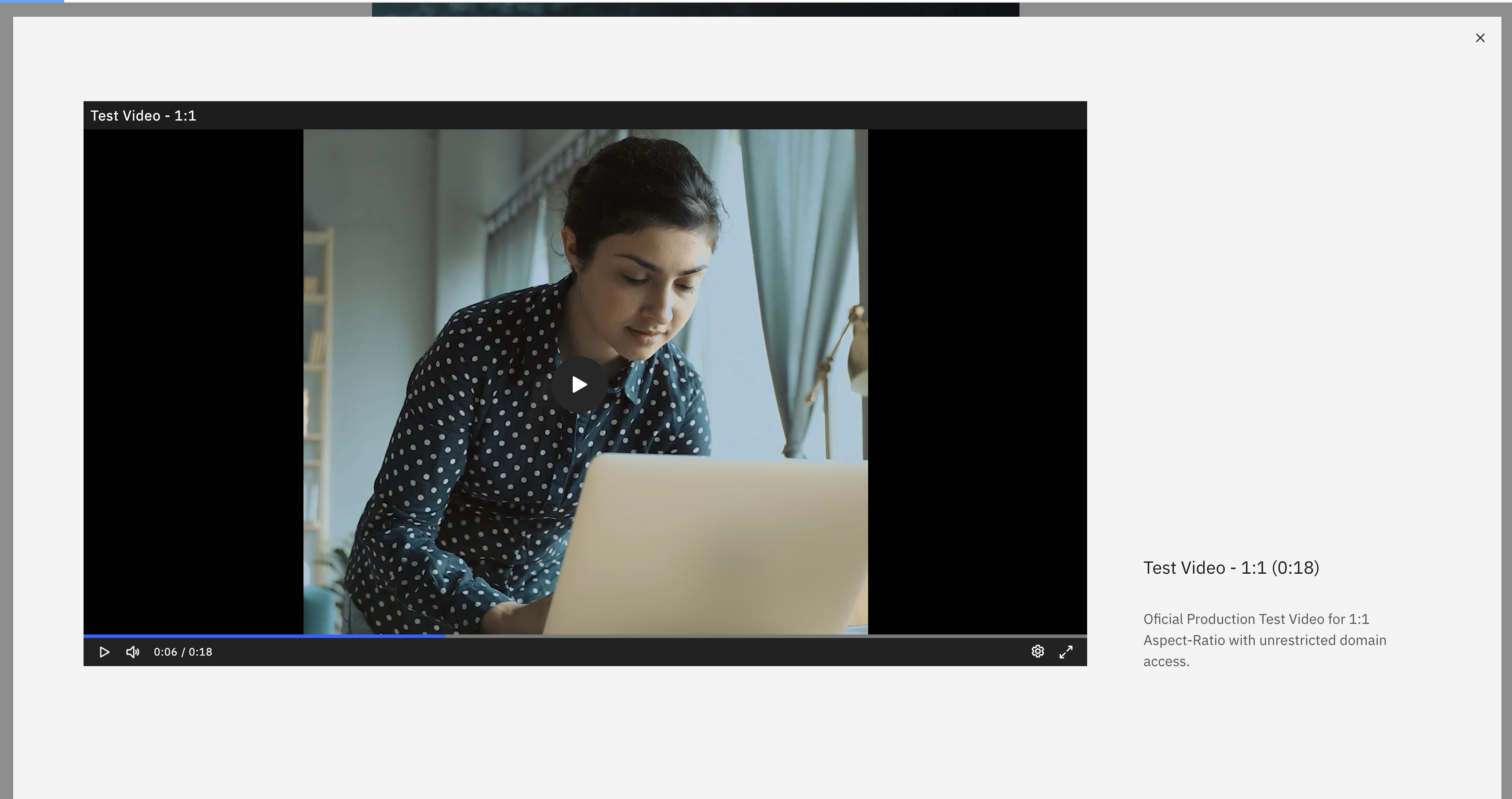 [Web-components] LightboxMediaViewer (Embedded with VideoPlayer): Allow for title & description ...