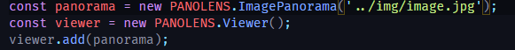Cant use ImagePanorama · Issue #327 · pchen66/panolens.js · GitHub
