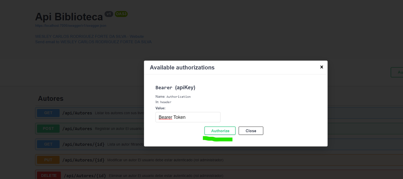 GitHub - WesleyCarloosForte/BibliotecaAPI
