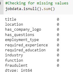 GitHub - shaikhulfuad/Fake_Job_Prediction