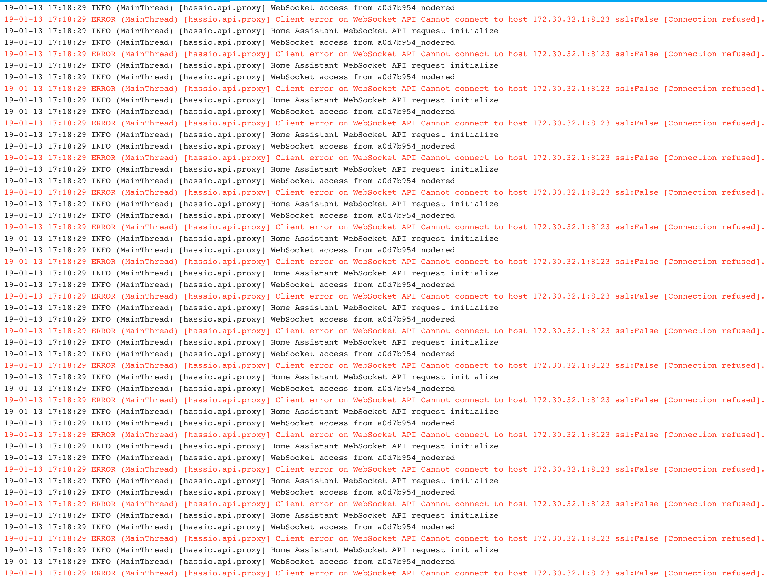 High Cpu Usage Due To Reconnection Issues · Issue 76 · Zachowjnode Red Contrib Home Assistant