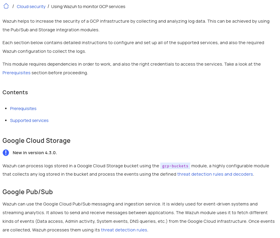 Review and improve GCP documentation structure and contents · Issue ...