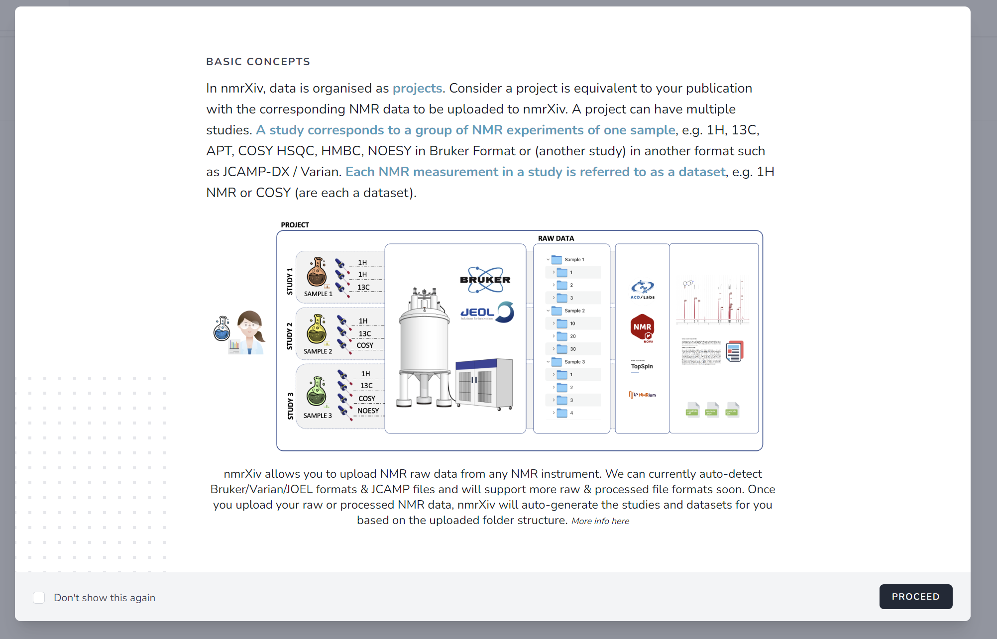 Project > Study > Dataset definitions should be clear during upload process · Issue #553 ...