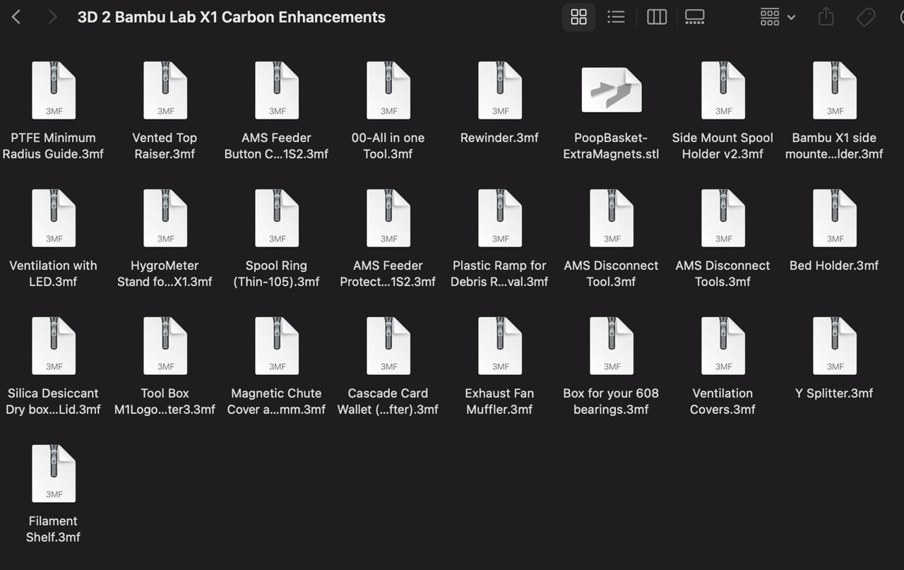 Thumbnail for 3mf files on Mac OS · Issue #1532 · bambulab/BambuStudio · GitHub