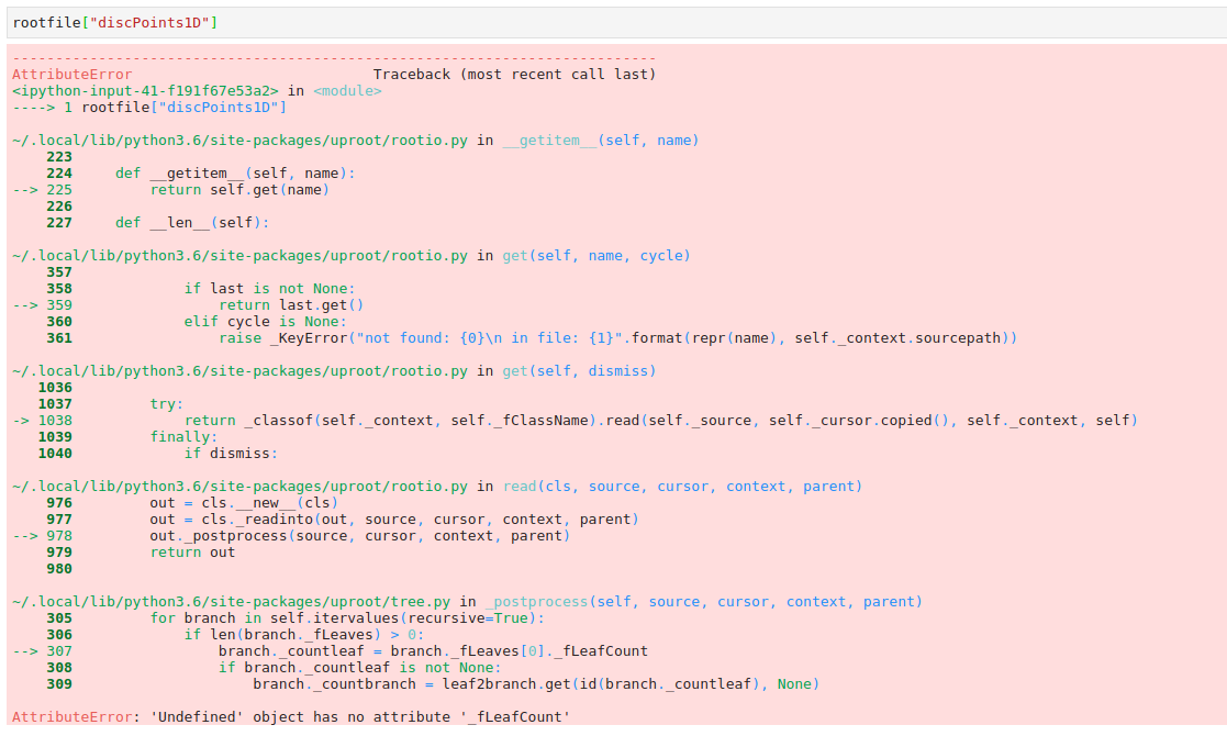 Cannot open TTree with branches consisting of unsigned integers · Issue #509 · scikit-hep ...