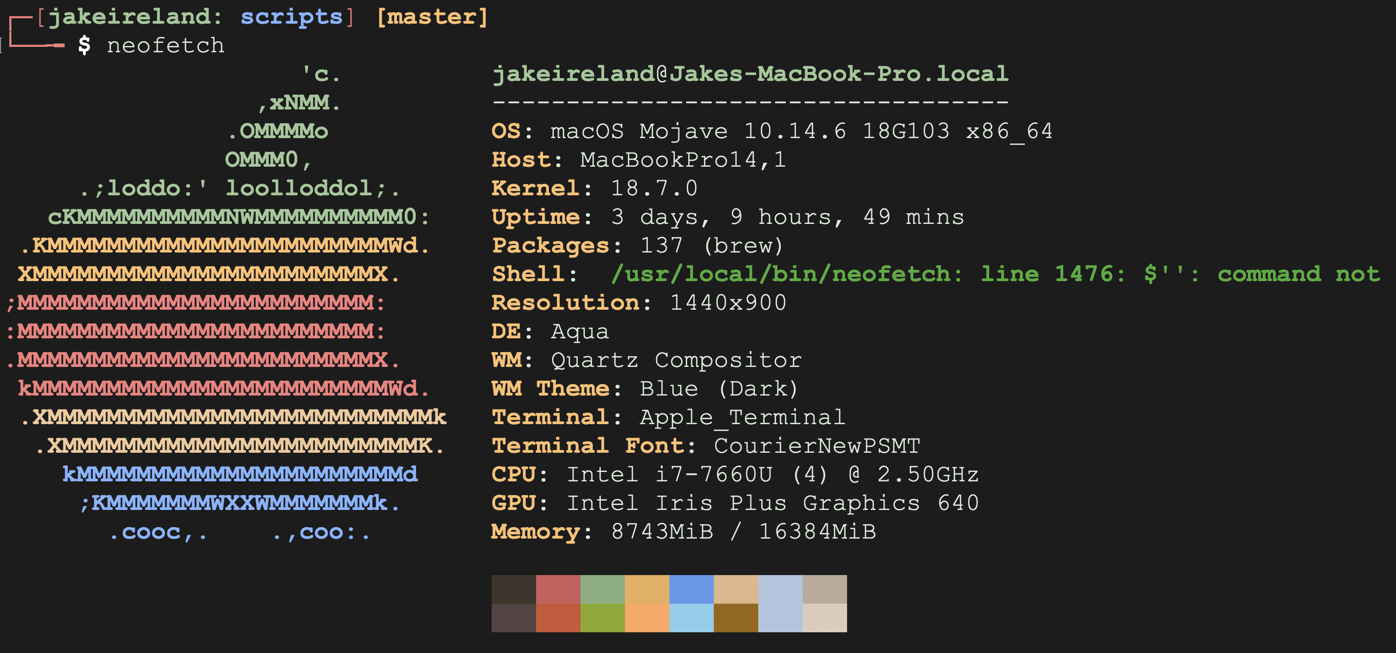 Cannot find shell type in terminal · Issue #1340 · dylanaraps/neofetch · GitHub